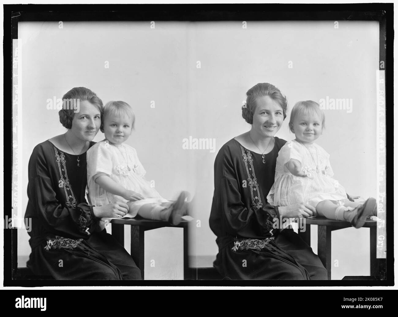 Mrs. Fred J. Scheel and child, between 1930 and 1950 Stock Photo - Alamy