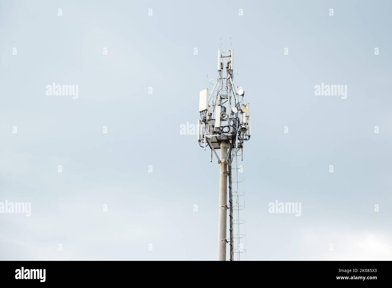 Communication tower design or Construction of communication mast on ...