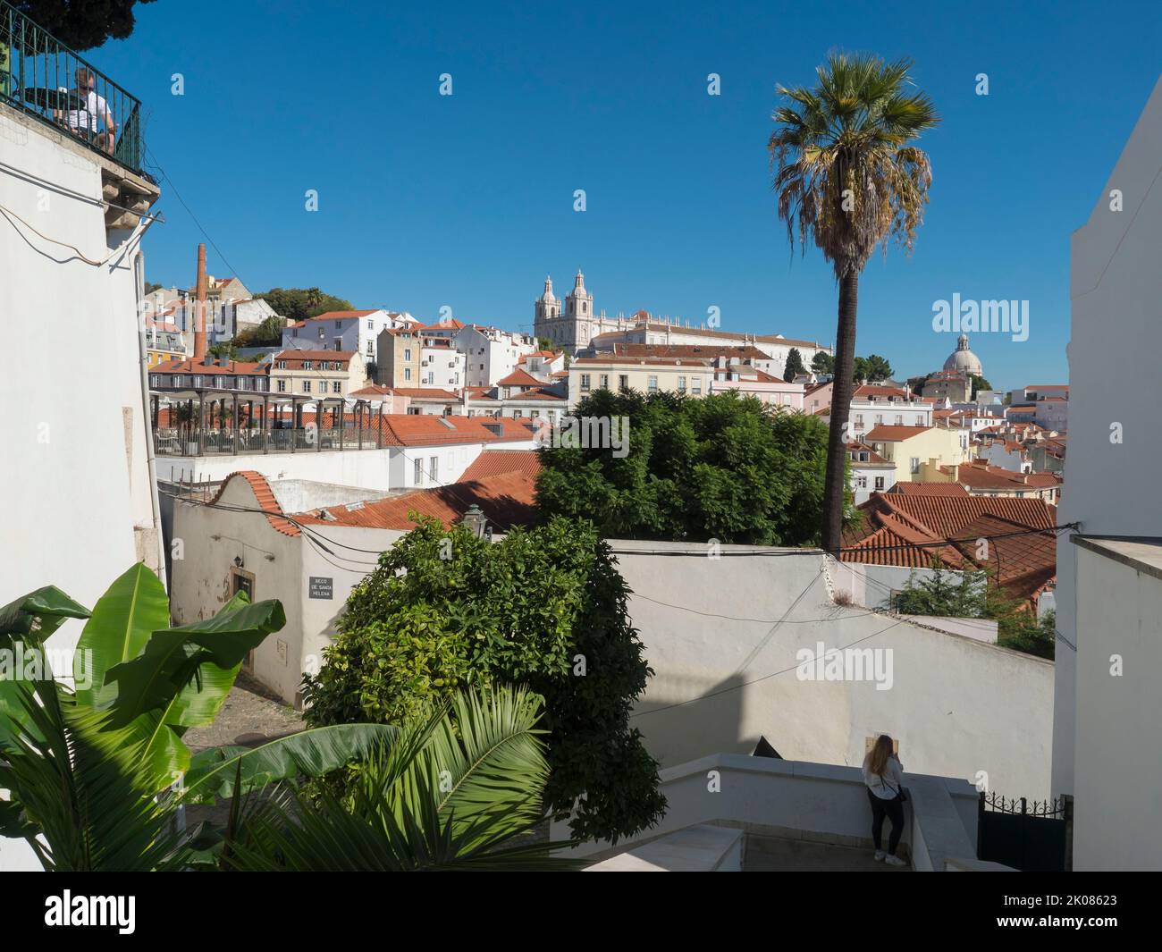 Lisbon, Portugal, October 24, 2021: View of Lisbon skyline, rooftops in ...