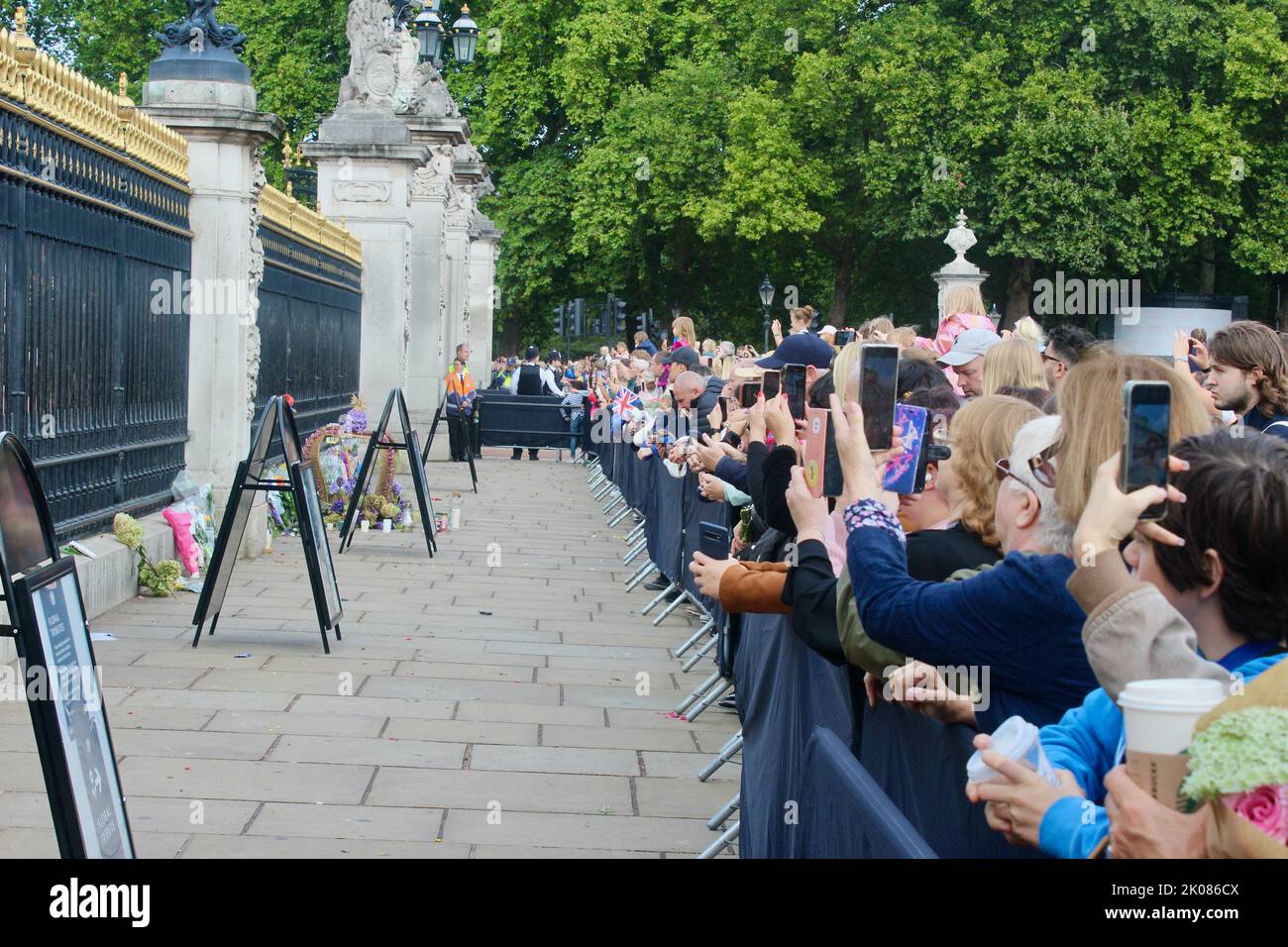 scenes from central london buckingham palace horseguards parade as ...