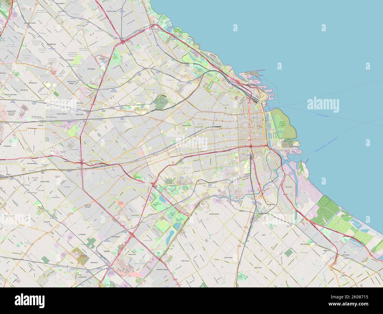 Map of ciudad hi-res stock photography and images - Alamy