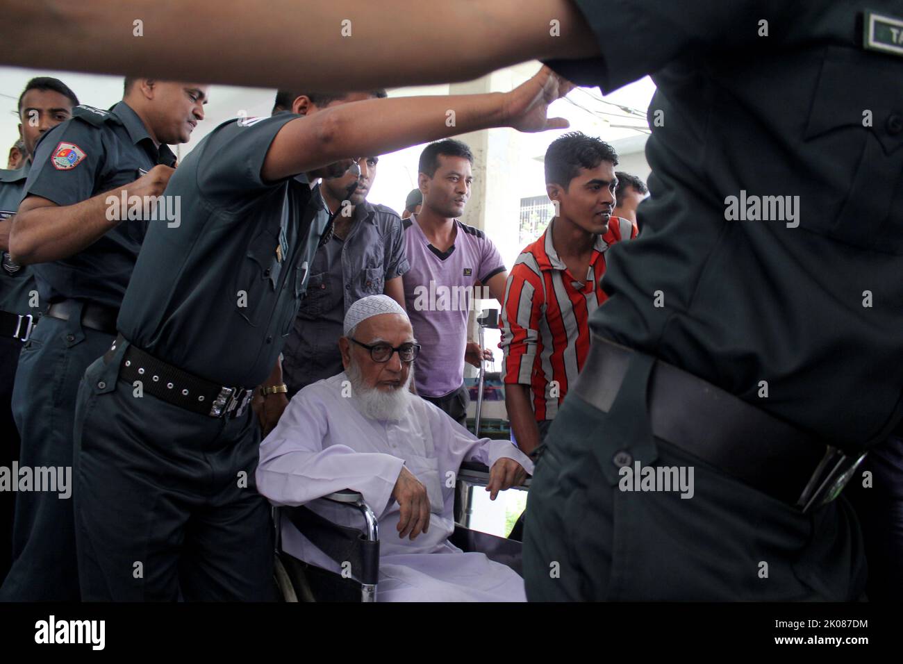 Dhaka, Bangladesh - July 15, 2013: Former Jamaat-e-Islam Ameer Ghulam ...