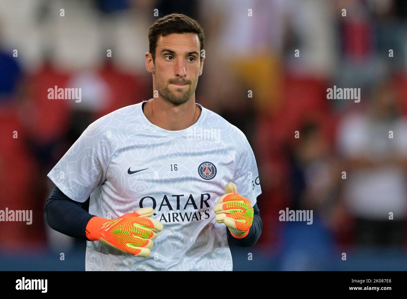 PARIS - Goalkeeper Sergio Rico of Paris Saint-Germain during the UEFA ...