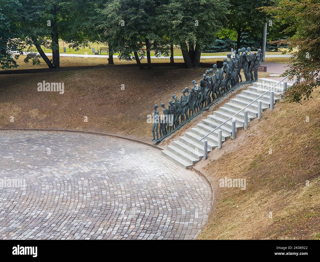 The Pit Memorial is located on Melnikaite Street in Minsk and is ...