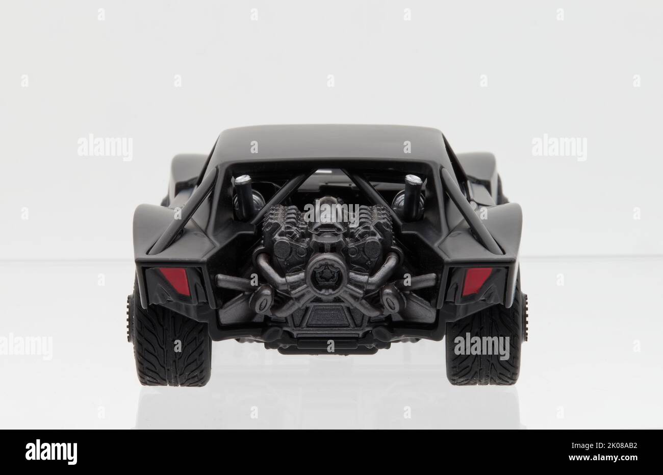 The Batmobile model replica from The Batman movie, isolated on white ...