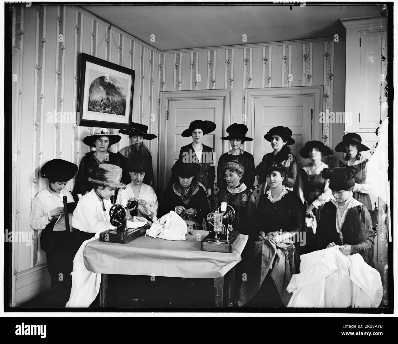 Women at French Embassy, between 1910 and 1920 Stock Photo - Alamy