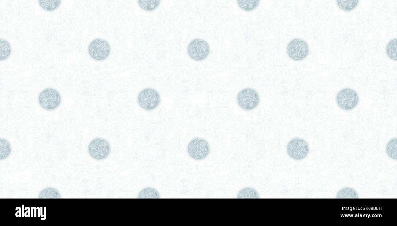 Soft ice blue snow flake border pattern background. Simple minimal ...