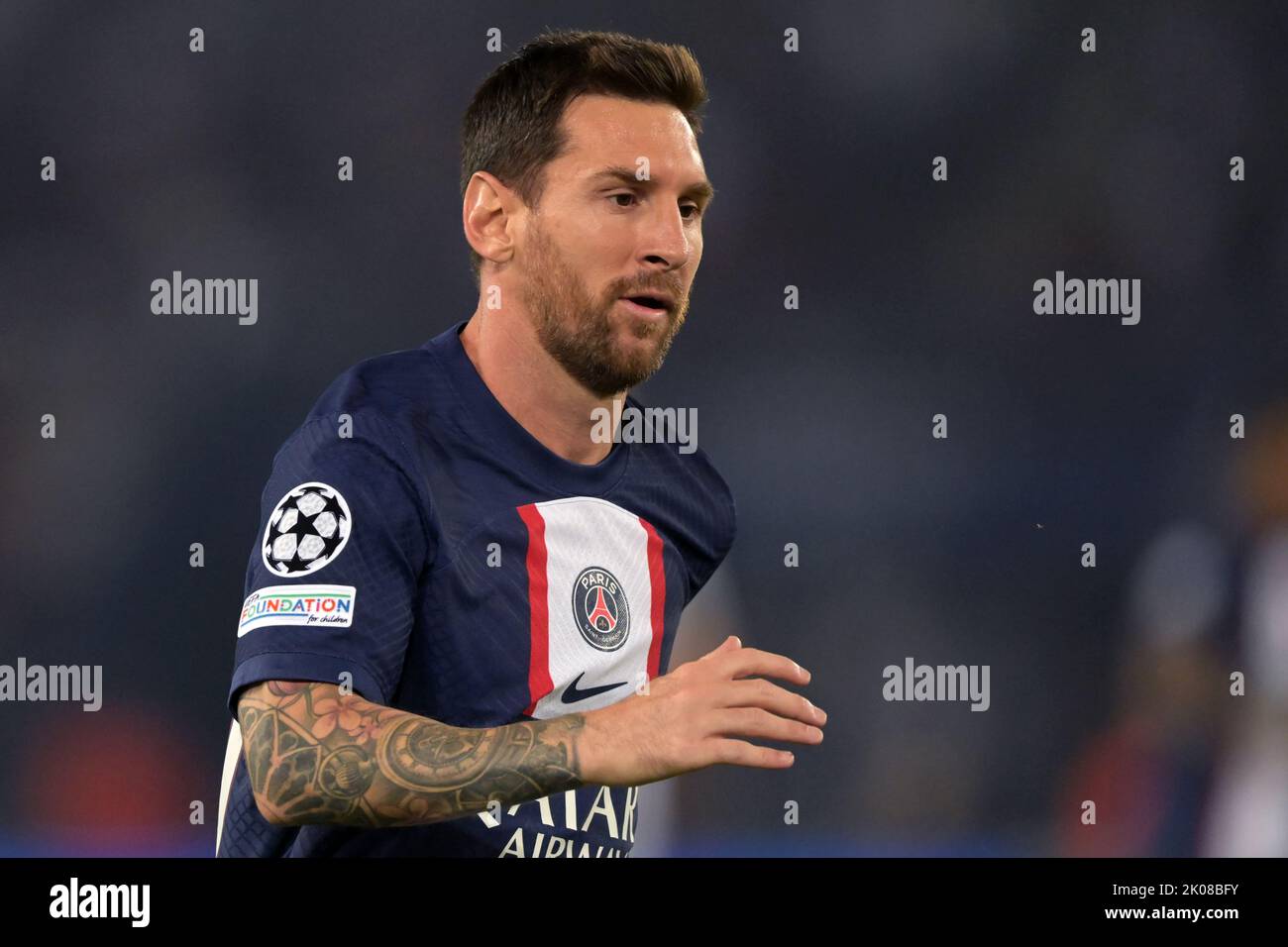 PARIS - Lionel Messi of Paris Saint-Germain during the UEFA Champions ...