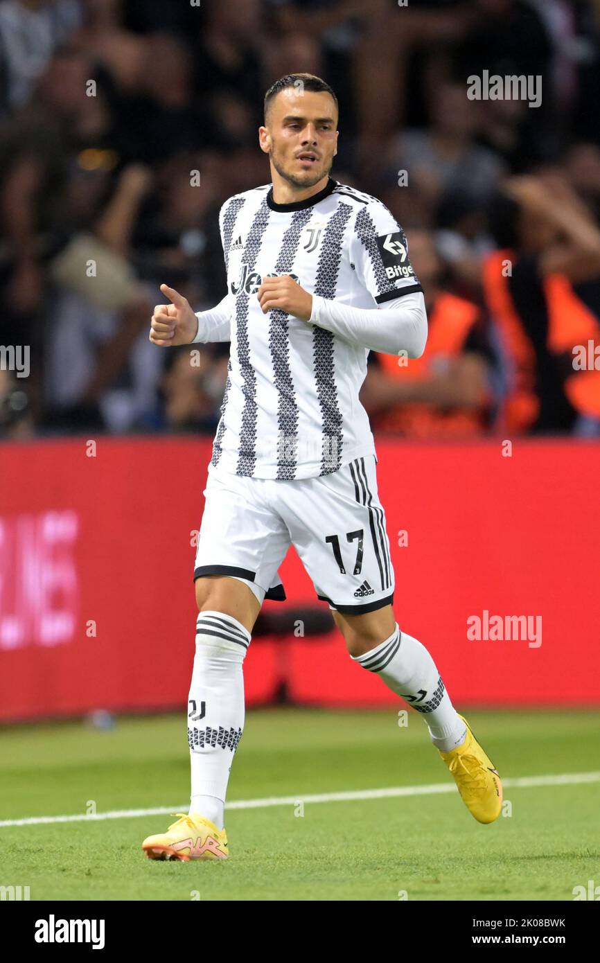 PARIS - Filip Kostic of Juventus FC during the UEFA Champions League ...