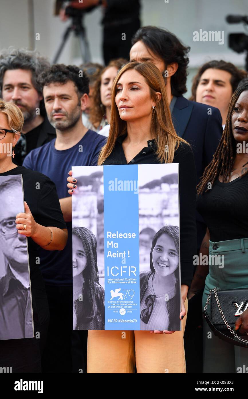 Audrey Diwan 79th Venice Film Festival Red Carpet of the movie Khers ...