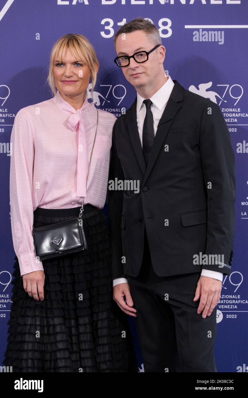 Liv Corfixen , Nicolas Winding Refn 79th Venice Film Festival Photocall ...
