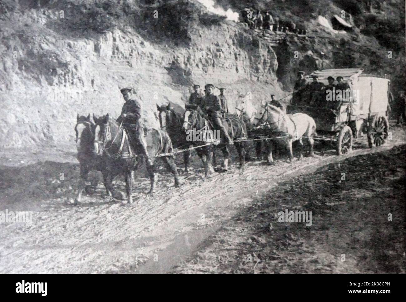 Gully Ravine as winter set in during the Gallipoli campaign, which was ...