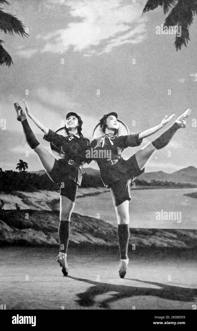 Liberated girl soldier from The Red Detachment of Women, a 1961 Chinese ...