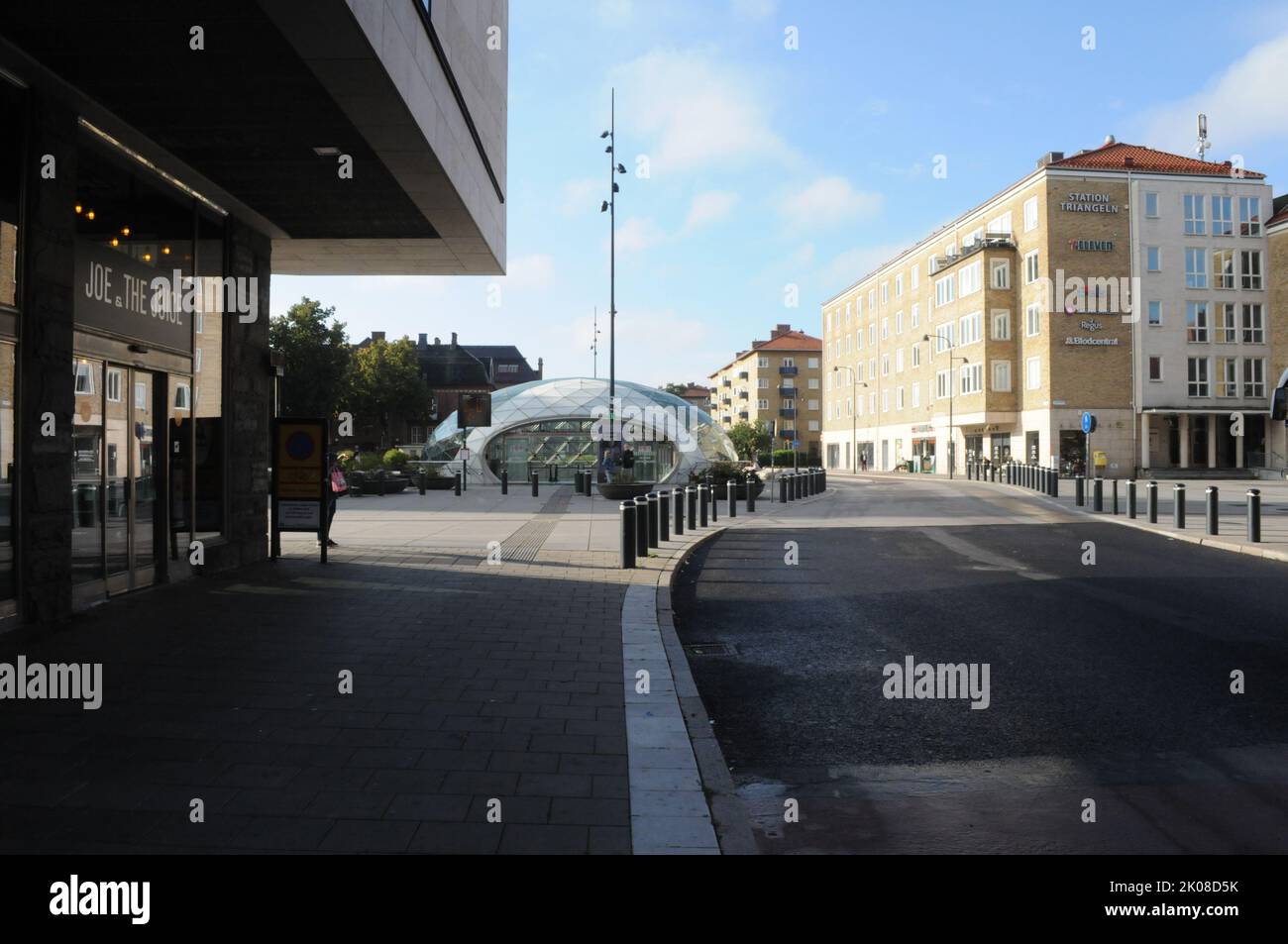 Malmo /Sweden/10 September 2022/Triangeln station in malo southern city ...