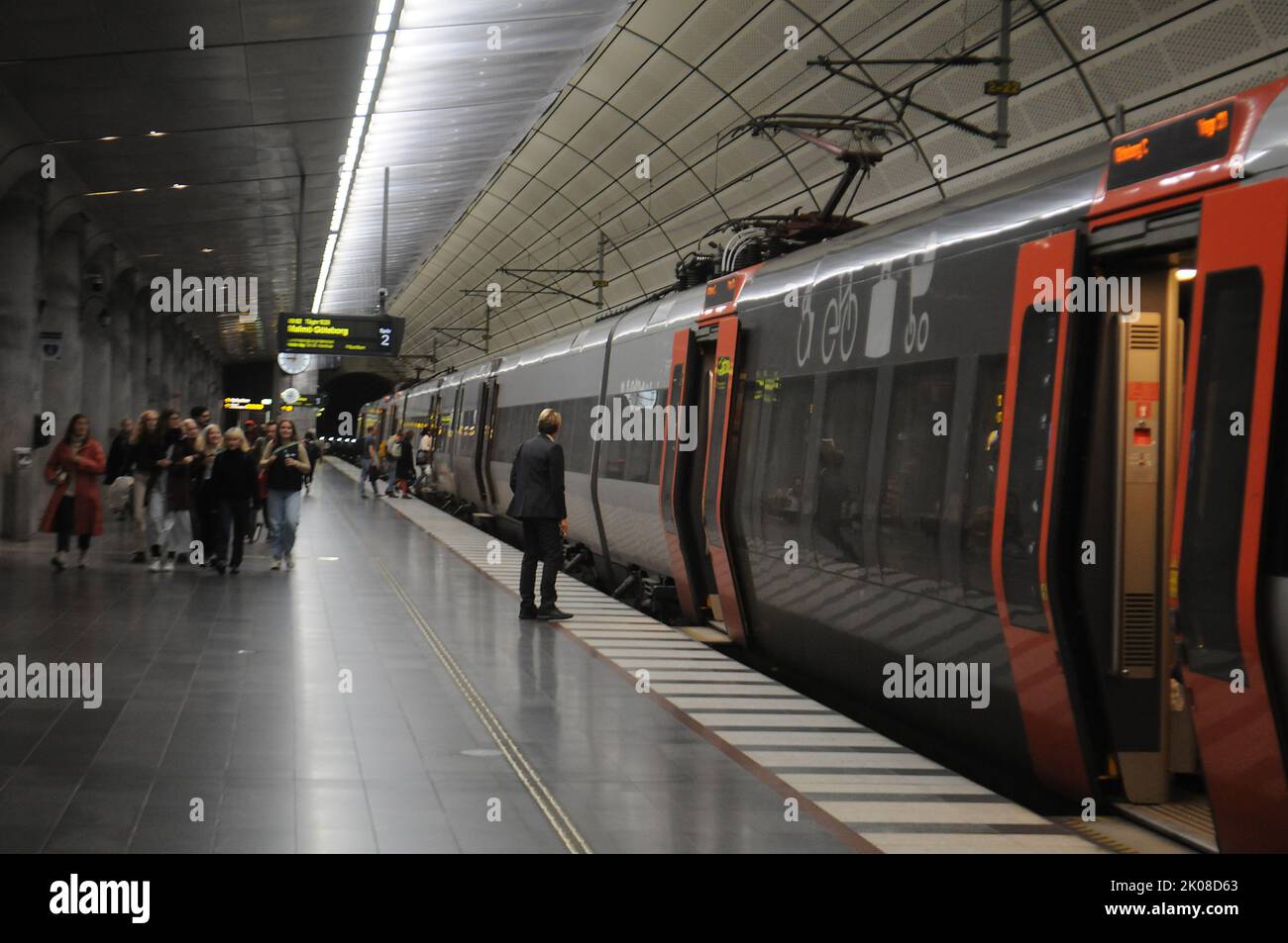 Malmo /Sweden/10 September 2022/Triangeln station in malo southern city ...