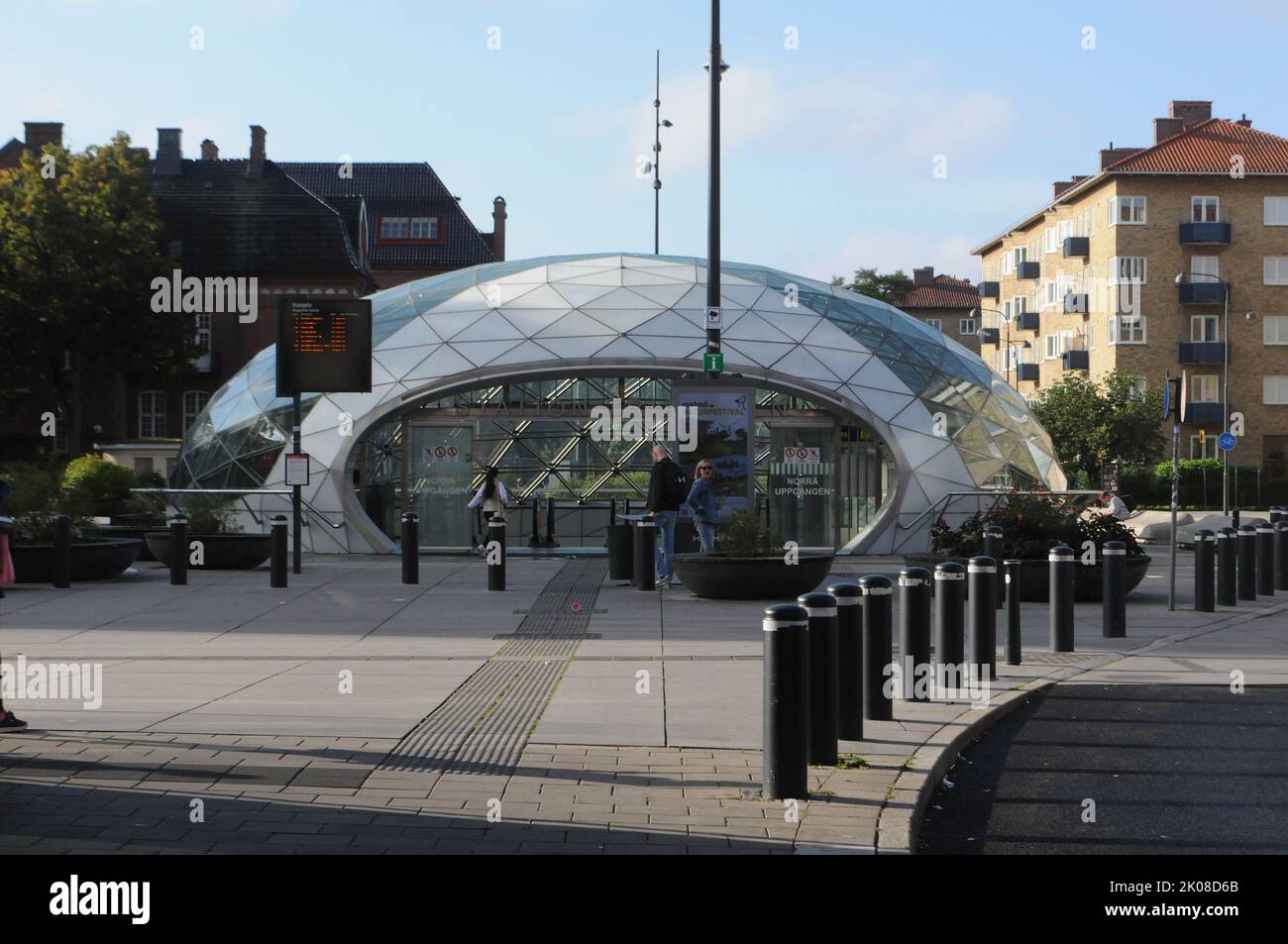 Malmo /Sweden/10 September 2022/Triangeln station in malo southern city ...