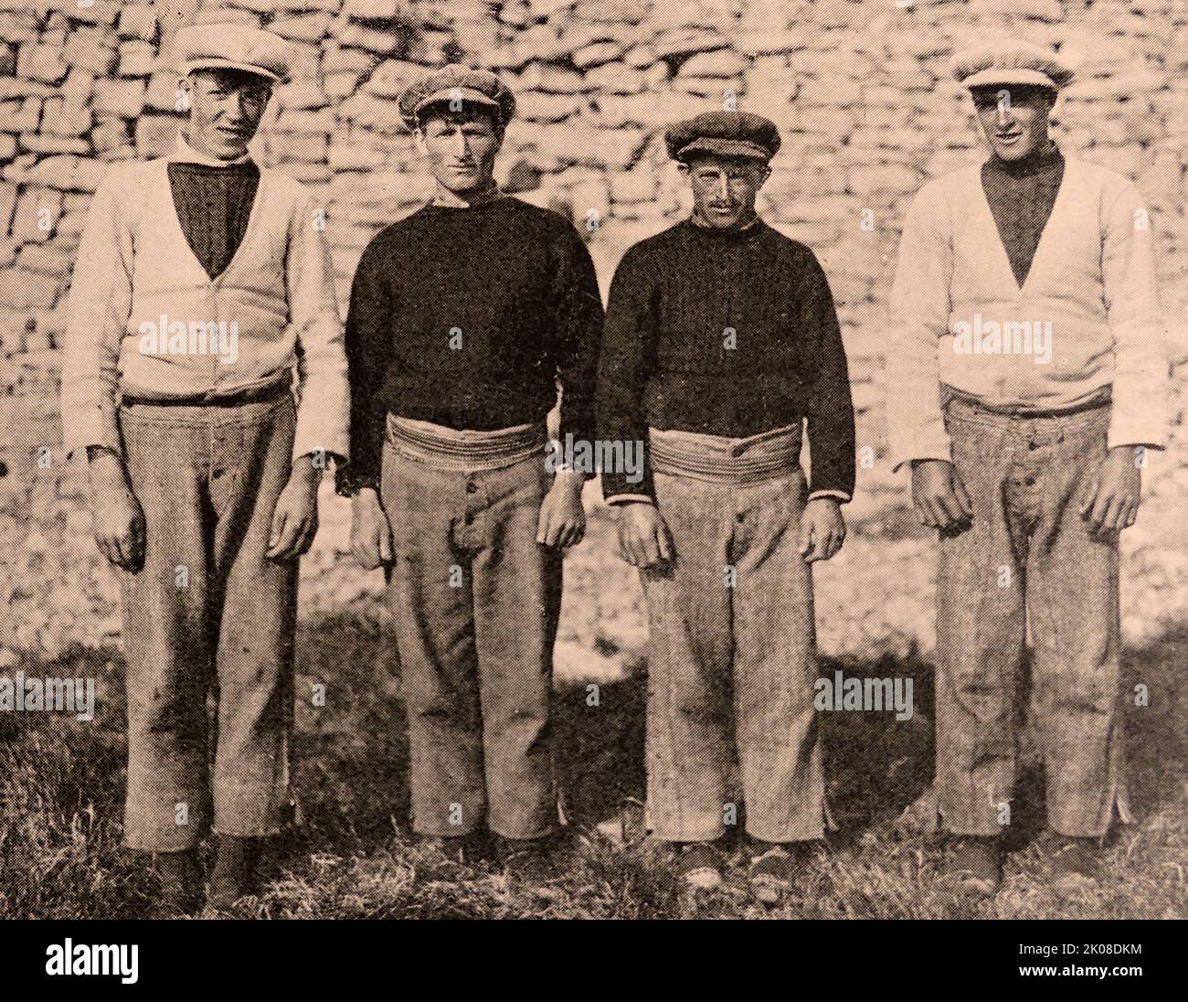 Men of Aran. The Aran Islands are a group of three islands at the mouth ...