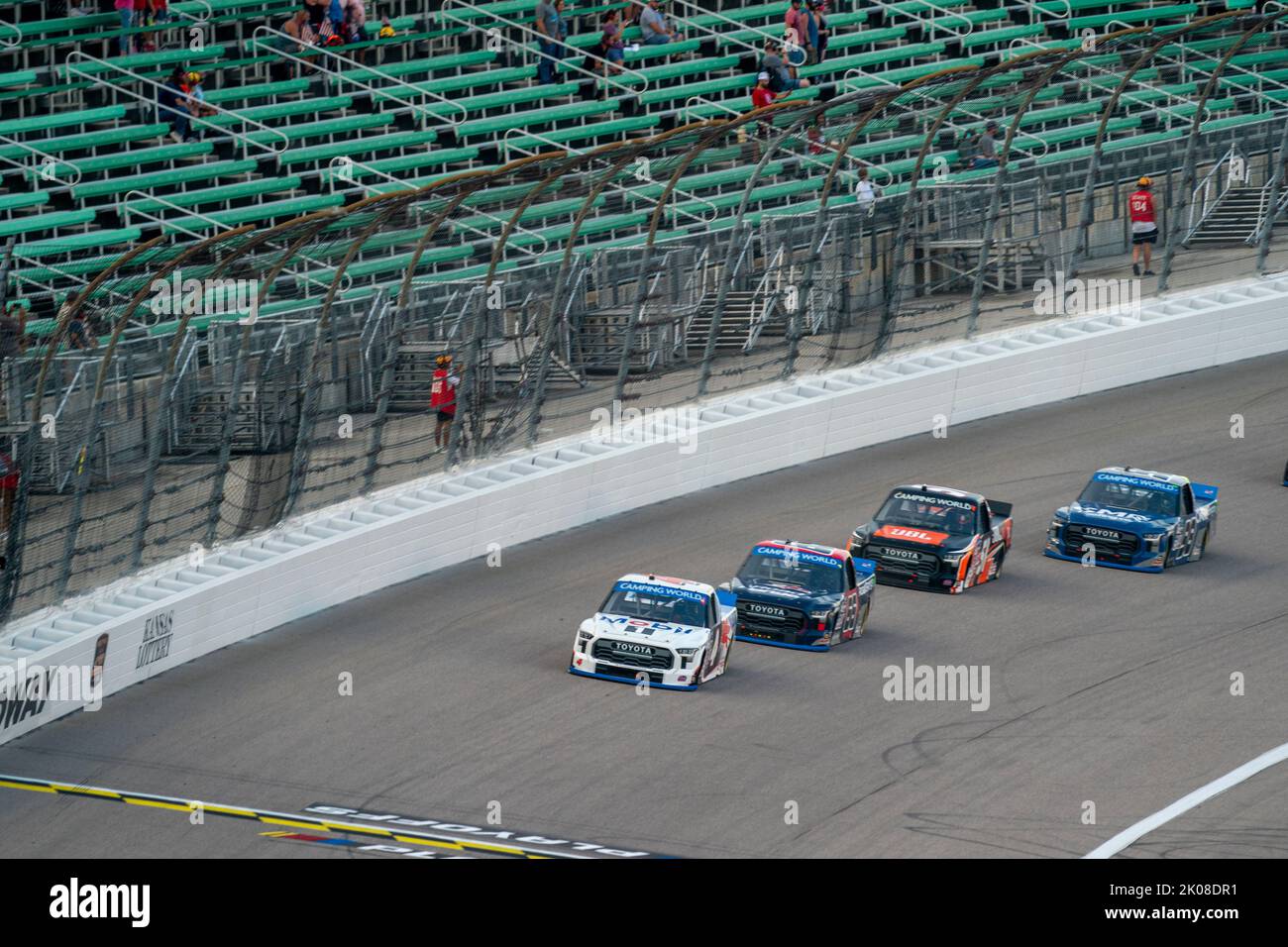 Kansas City, KC, USA. 9th July, 2022. John Hunter Nemechek races for ...