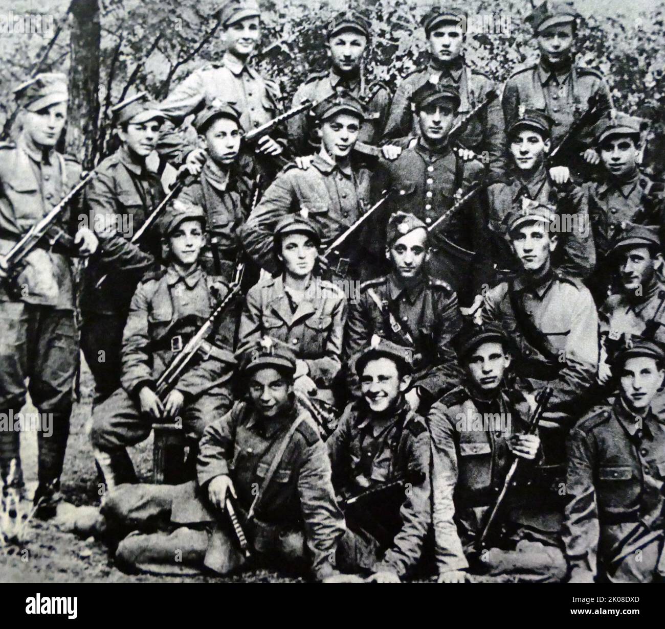 A group of partisans from the Lublin region. A platoon in a special ...