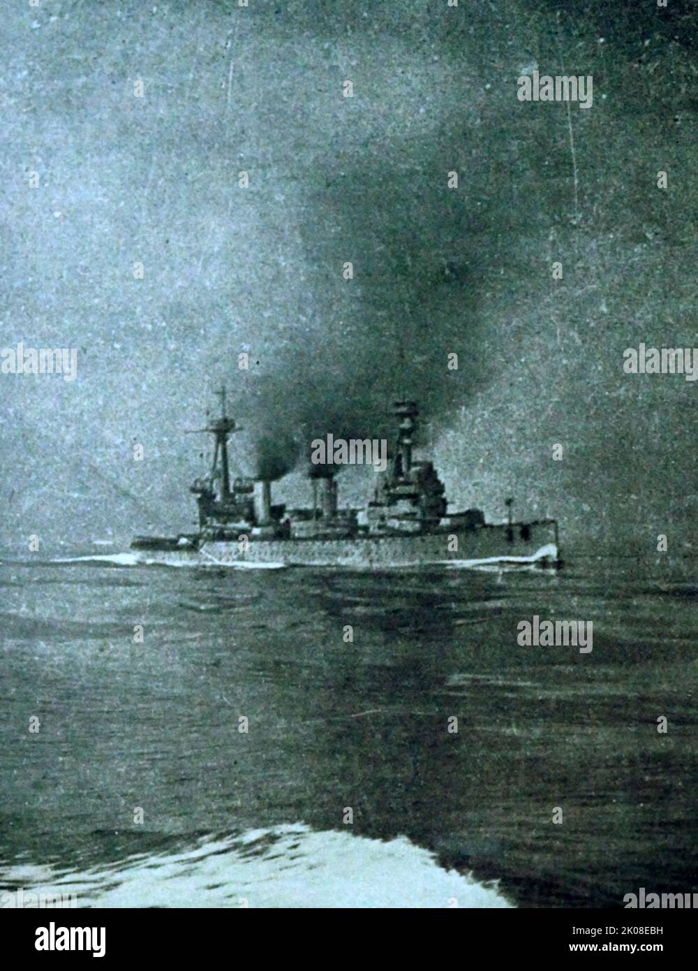 HMS Indefatigable at Jutland. The Battle of Jutland was a naval battle ...