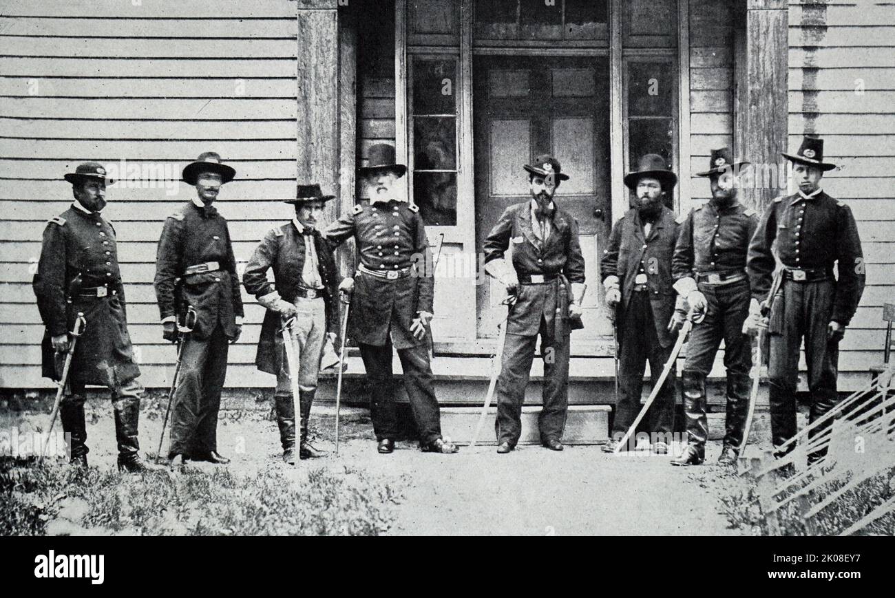 General E. V. Sumner and staff. Edwin Vose Sumner (January 30, 1797 ...