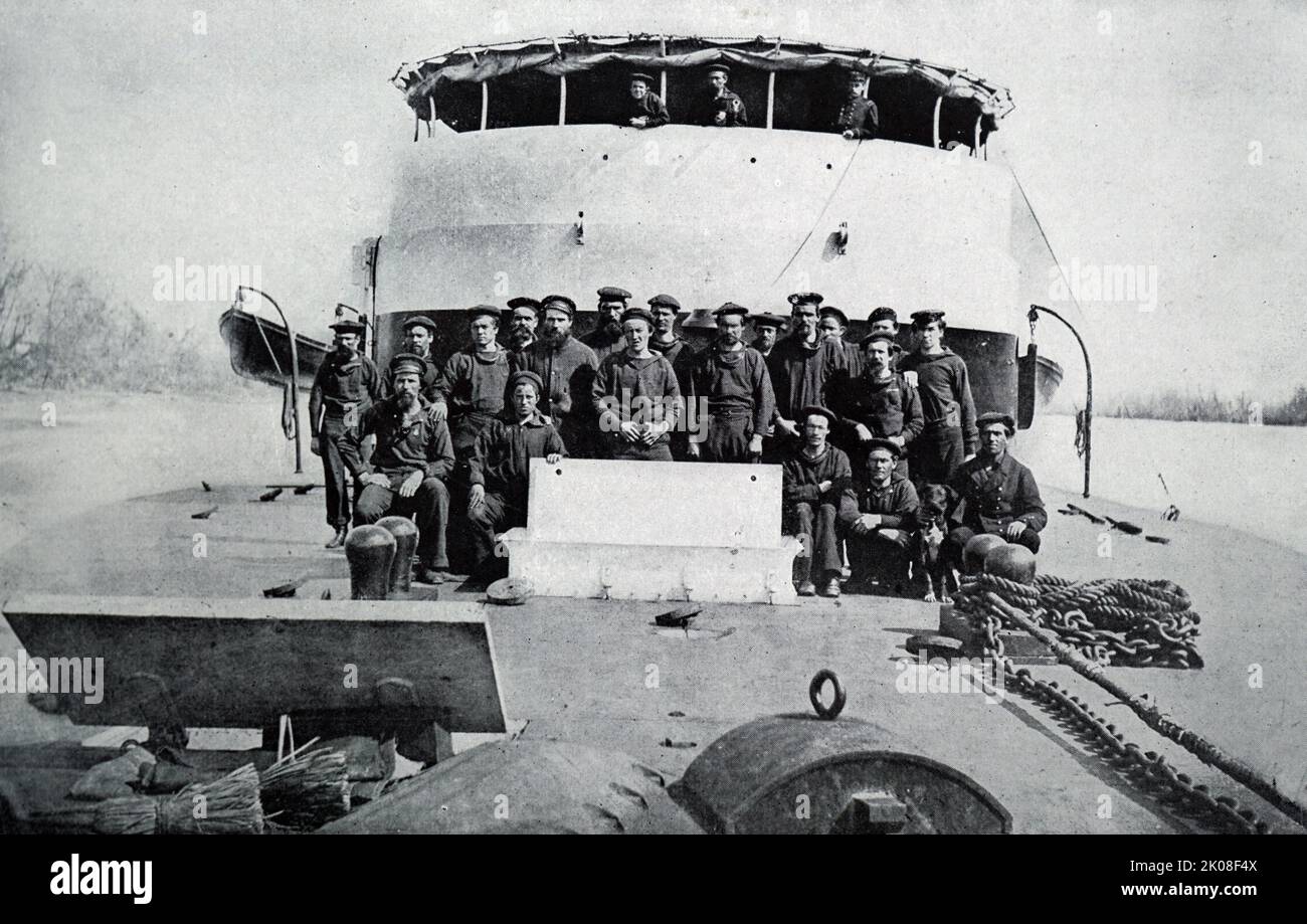 Monitor on the James. USS James S. Chambers (1861) was a schooner ...