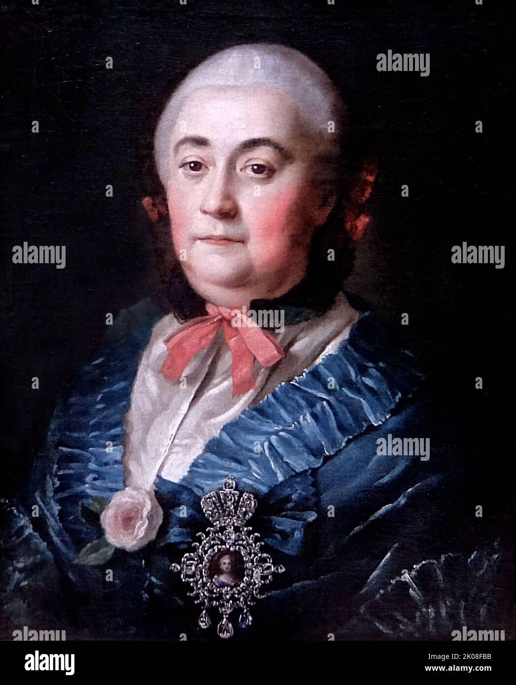 Portrait of Lady-in-Waiting, 1753 by A. P. Antropov. Aleksei Petrovich ...