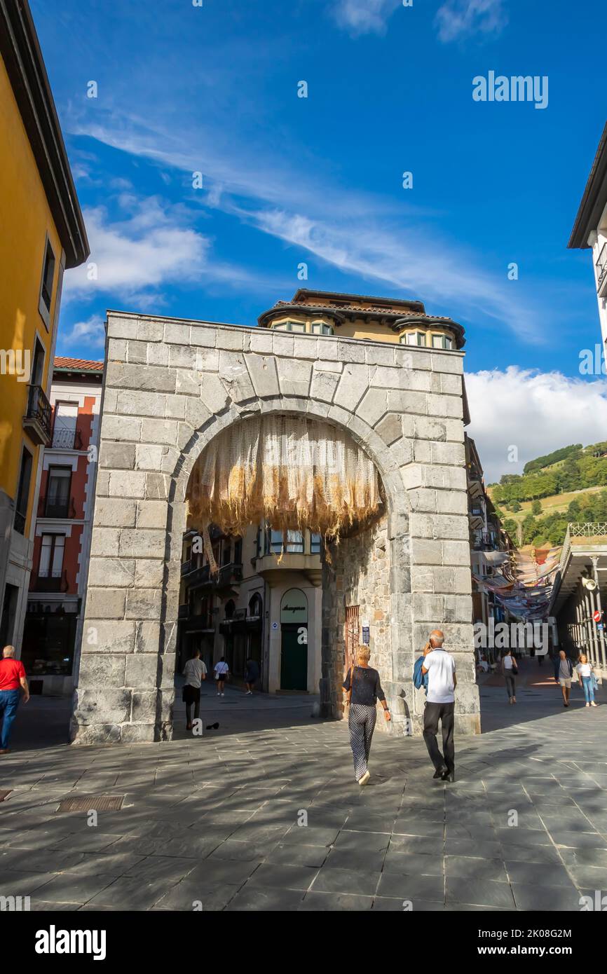 Puerta de Castilla, Tolosa town, Spain Stock Photo - Alamy