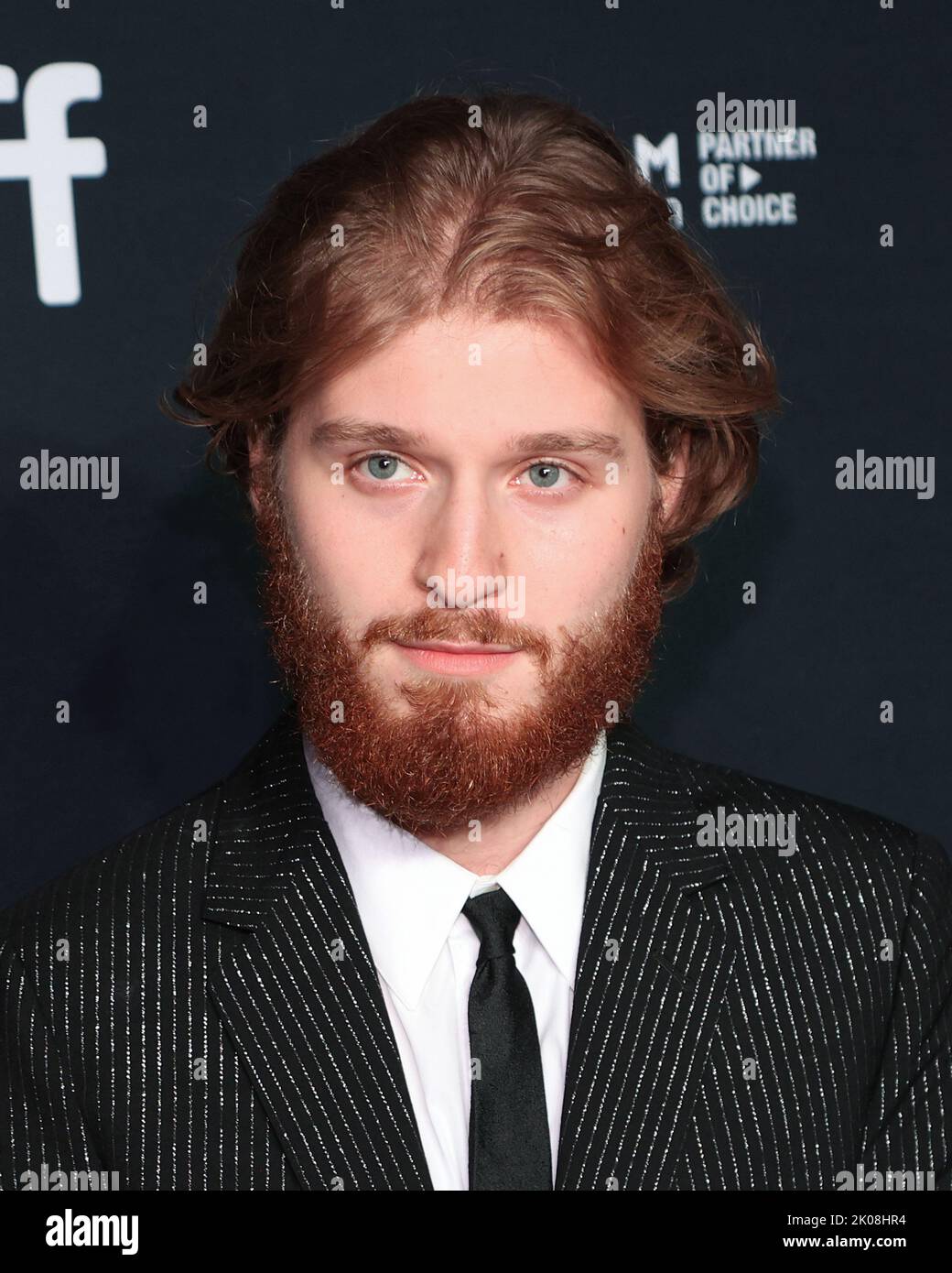 Fred Hechinger arriving to the "Butcher's Crossing" premiere during the ...