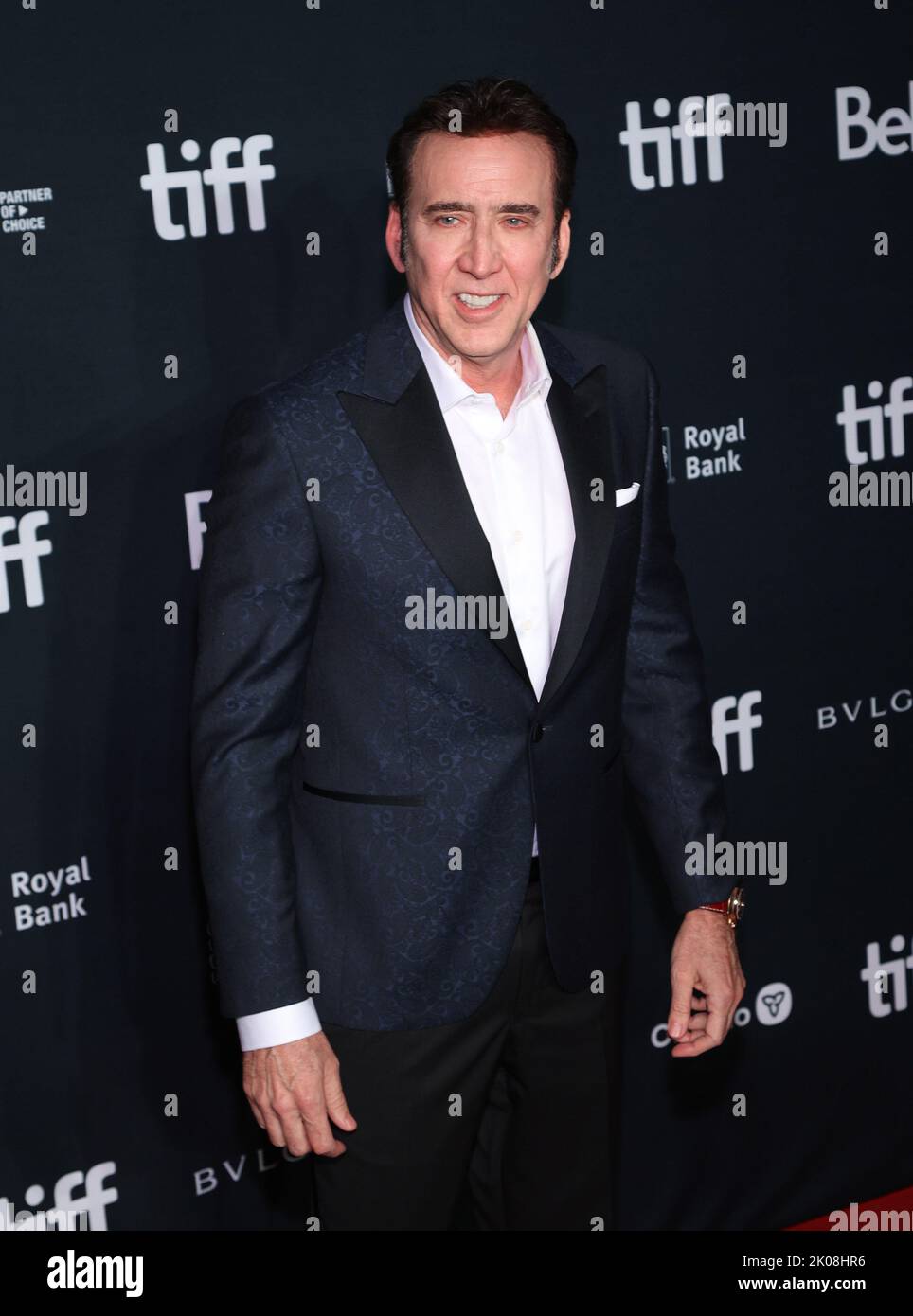 Nicolas Cage arriving to the "Butcher's Crossing" premiere during the ...