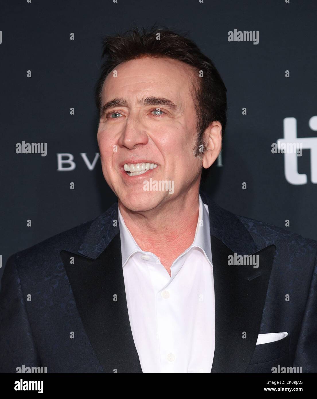 Nicolas Cage arriving to the "Butcher's Crossing" premiere during the ...