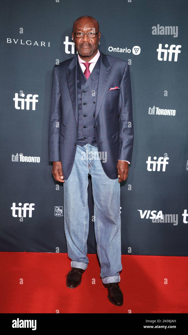 Delroy Lindo arriving to the "Butcher's Crossing" premiere during the ...