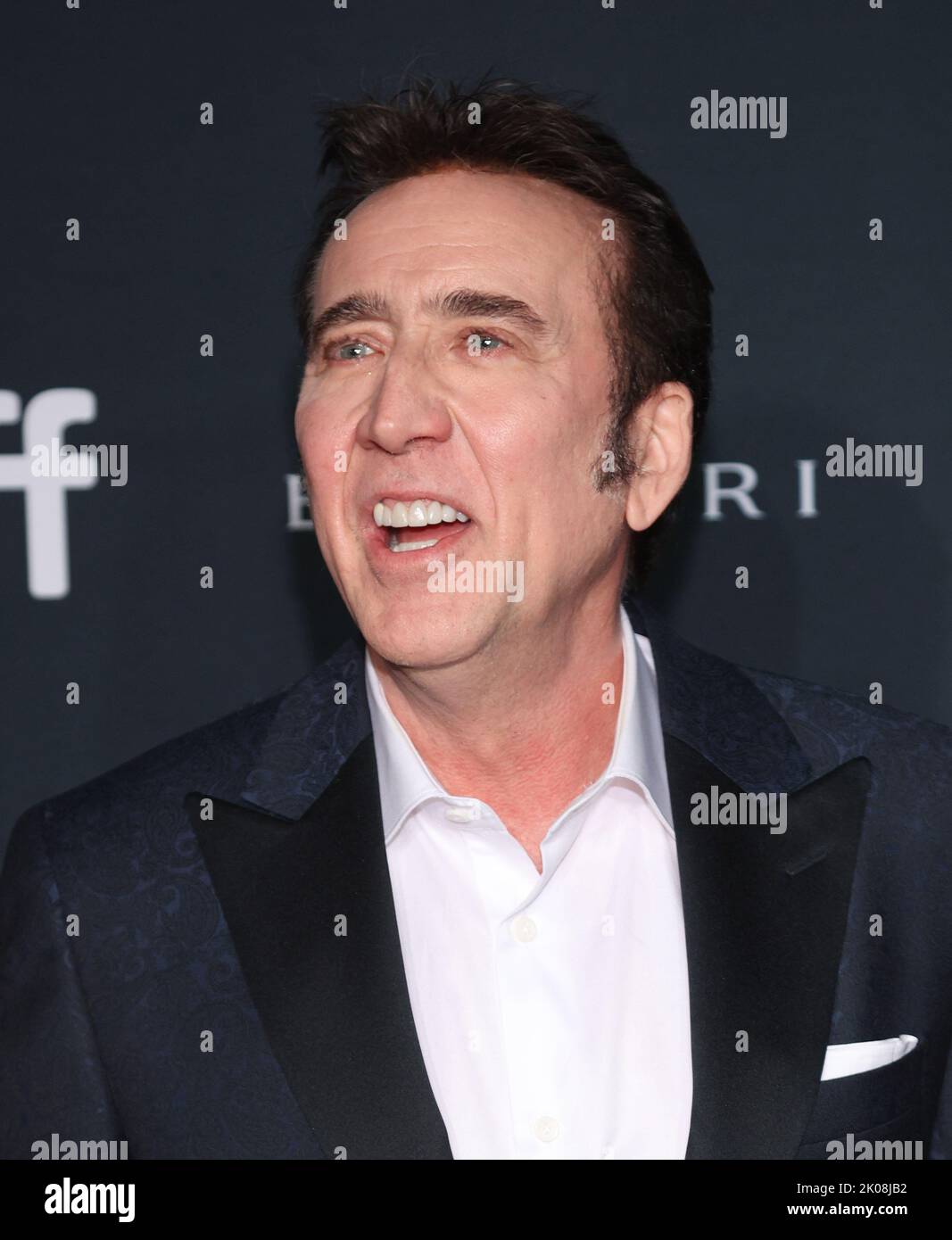 Nicolas Cage arriving to the "Butcher's Crossing" premiere during the ...