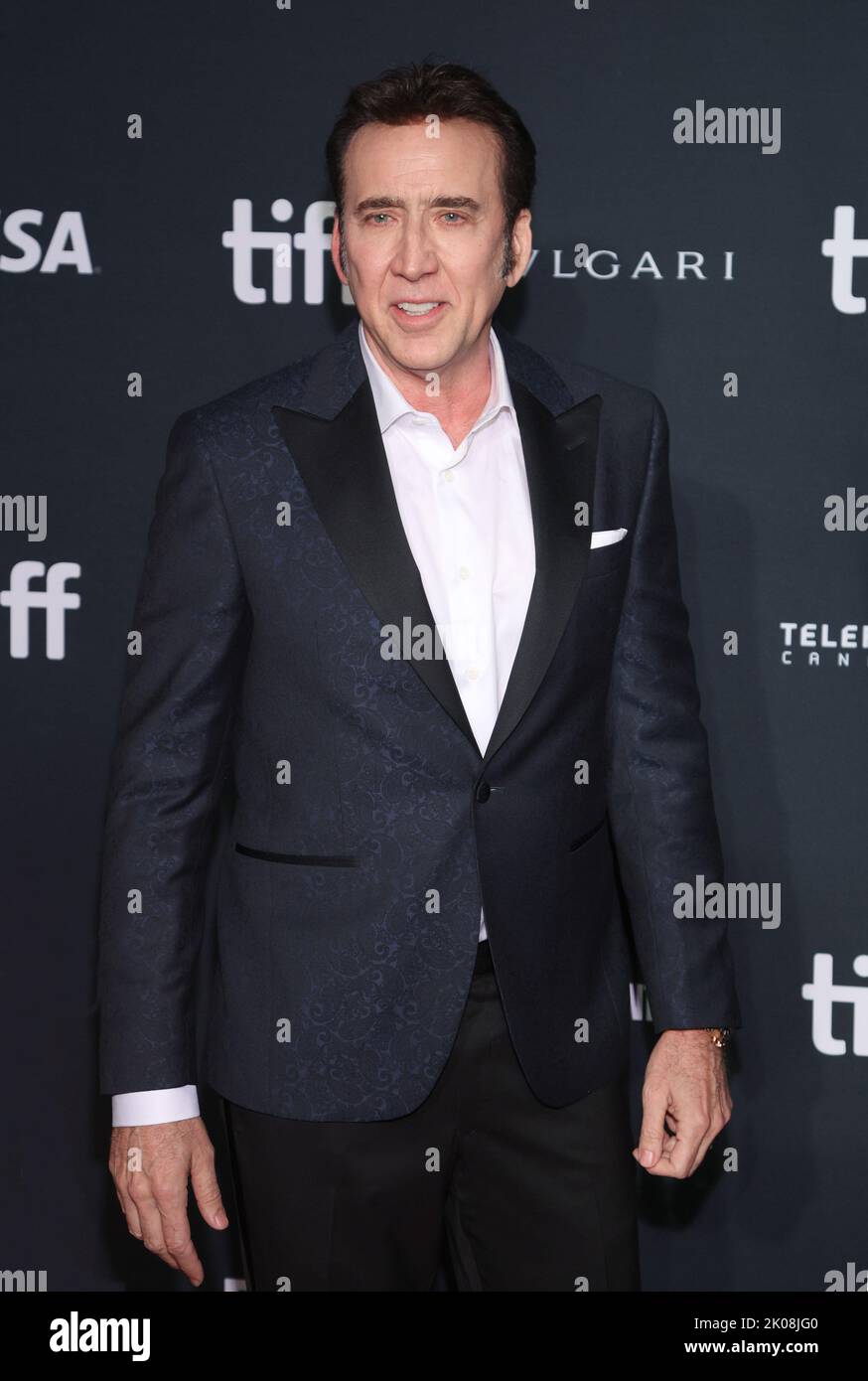 Nicolas Cage arriving to the "Butcher's Crossing" premiere during the ...