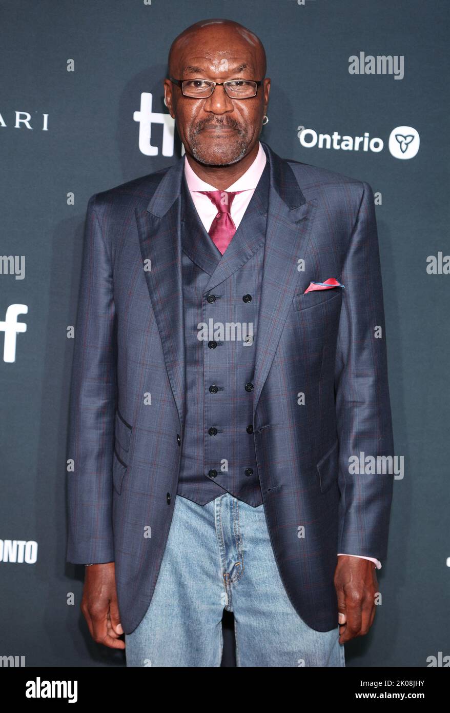 Delroy Lindo arriving to the "Butcher's Crossing" premiere during the ...