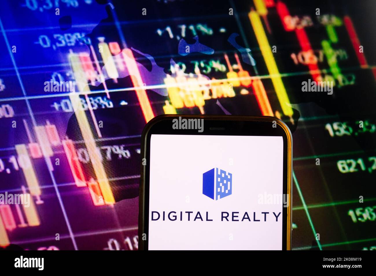 KONSKIE, POLAND - September 10, 2022: Smartphone displaying logo of ...