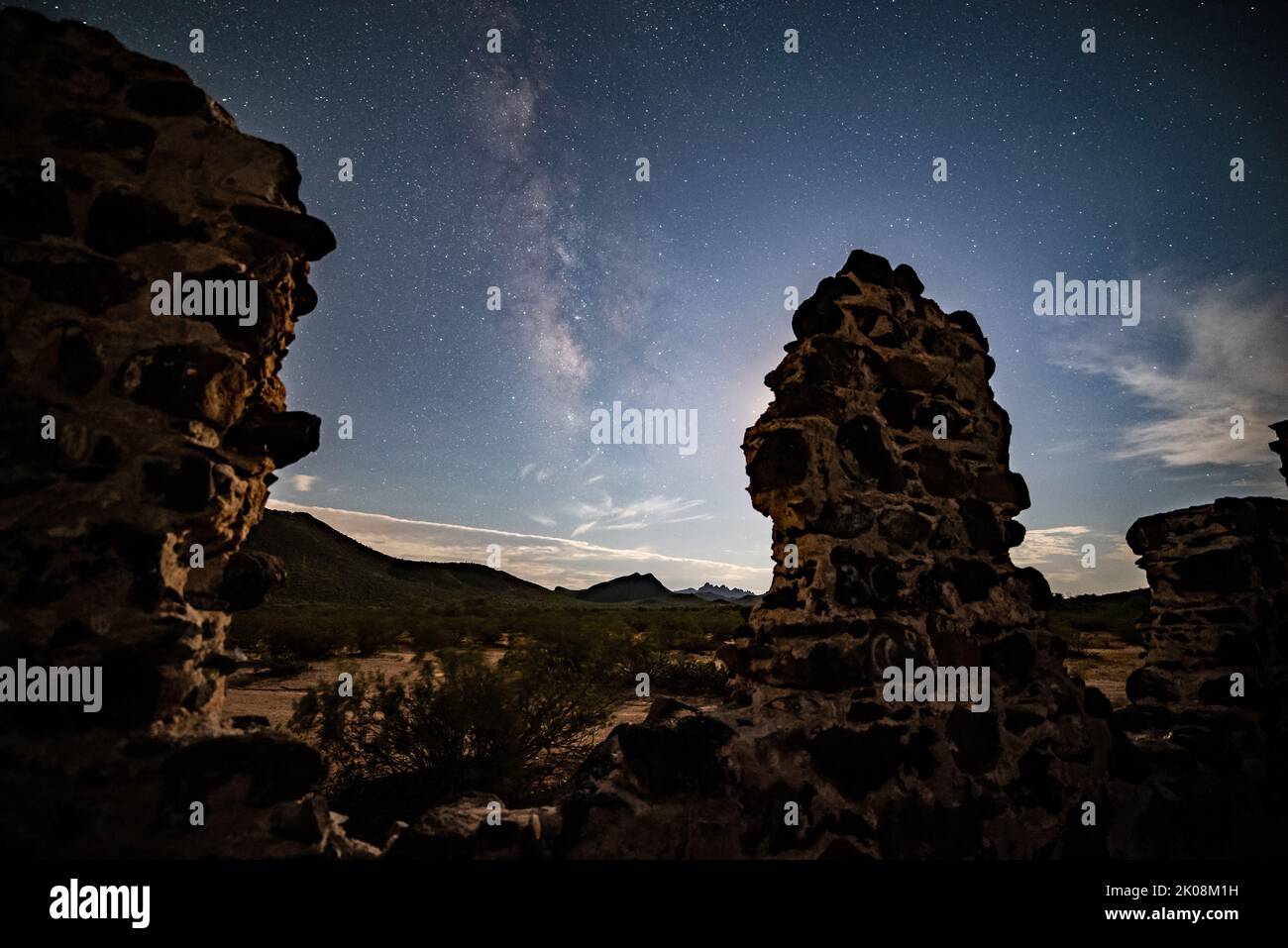 The Hotel Rockland at Night - Sasco Ruins Stock Photo - Alamy