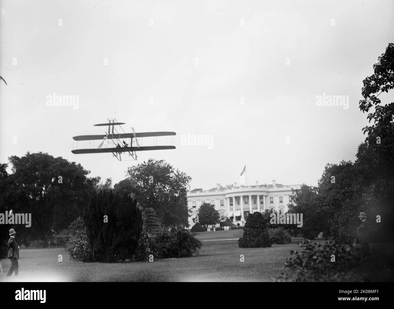 Atwood, Harry. Aviator. Rising From White House Lawn In Wright Type B ...