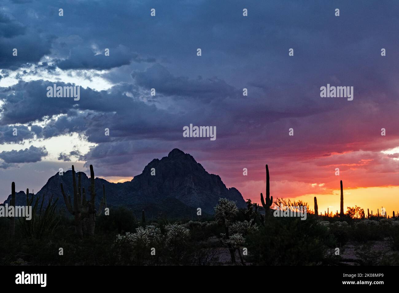 Ragged Top Mountain at Sunset Stock Photo - Alamy