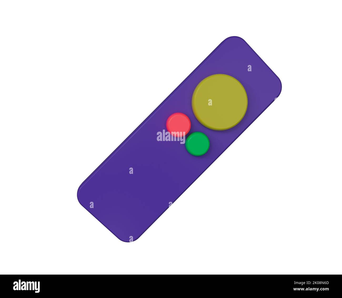 colorful Remote control icon 3d illustration, minimal 3d render ...