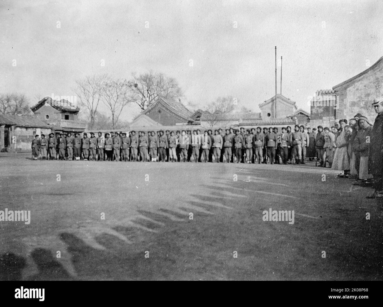 China. Soldiers, 1913 Stock Photo - Alamy