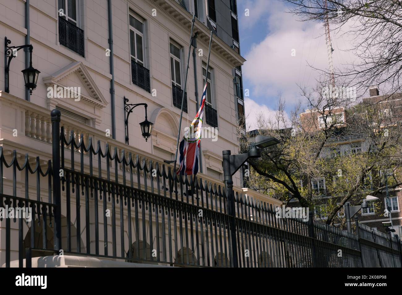 Buenos Aires, Argentina. 9th Sep, 2022. The house of the British ...