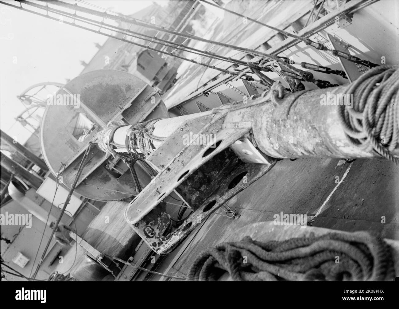 Mast From U.S.S. 'Maine', 1914. [Mast of United States Navy ship that ...