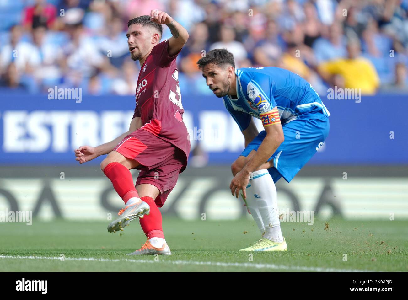 Jose Angel Carmona of Sevilla FC scores goal during the La Liga match ...