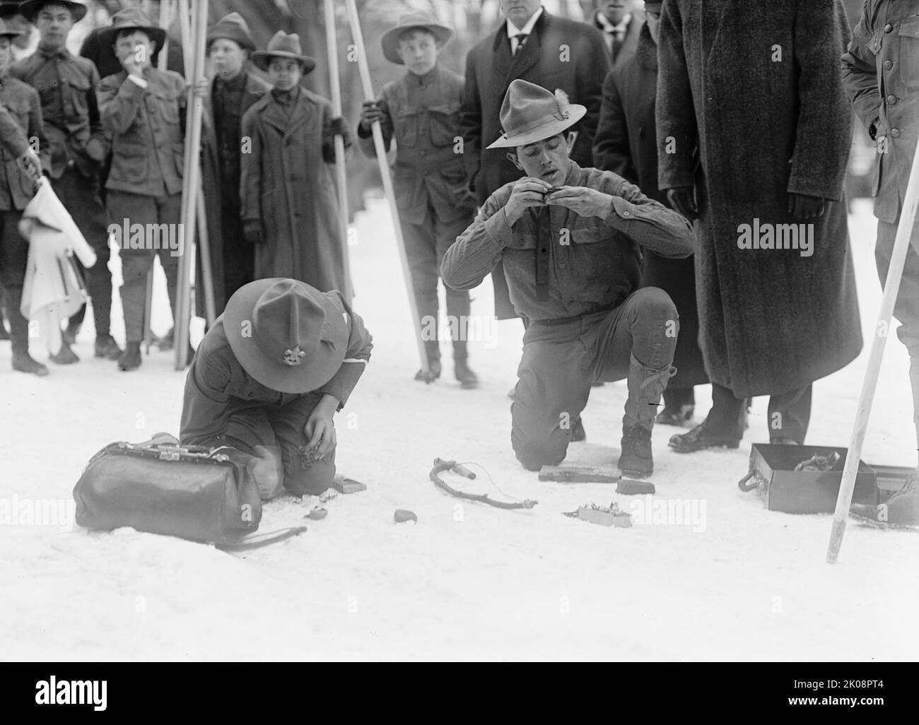 Boy Scouts - Visit of Sir Robert Baden-Powell To [Washington] D.C ...