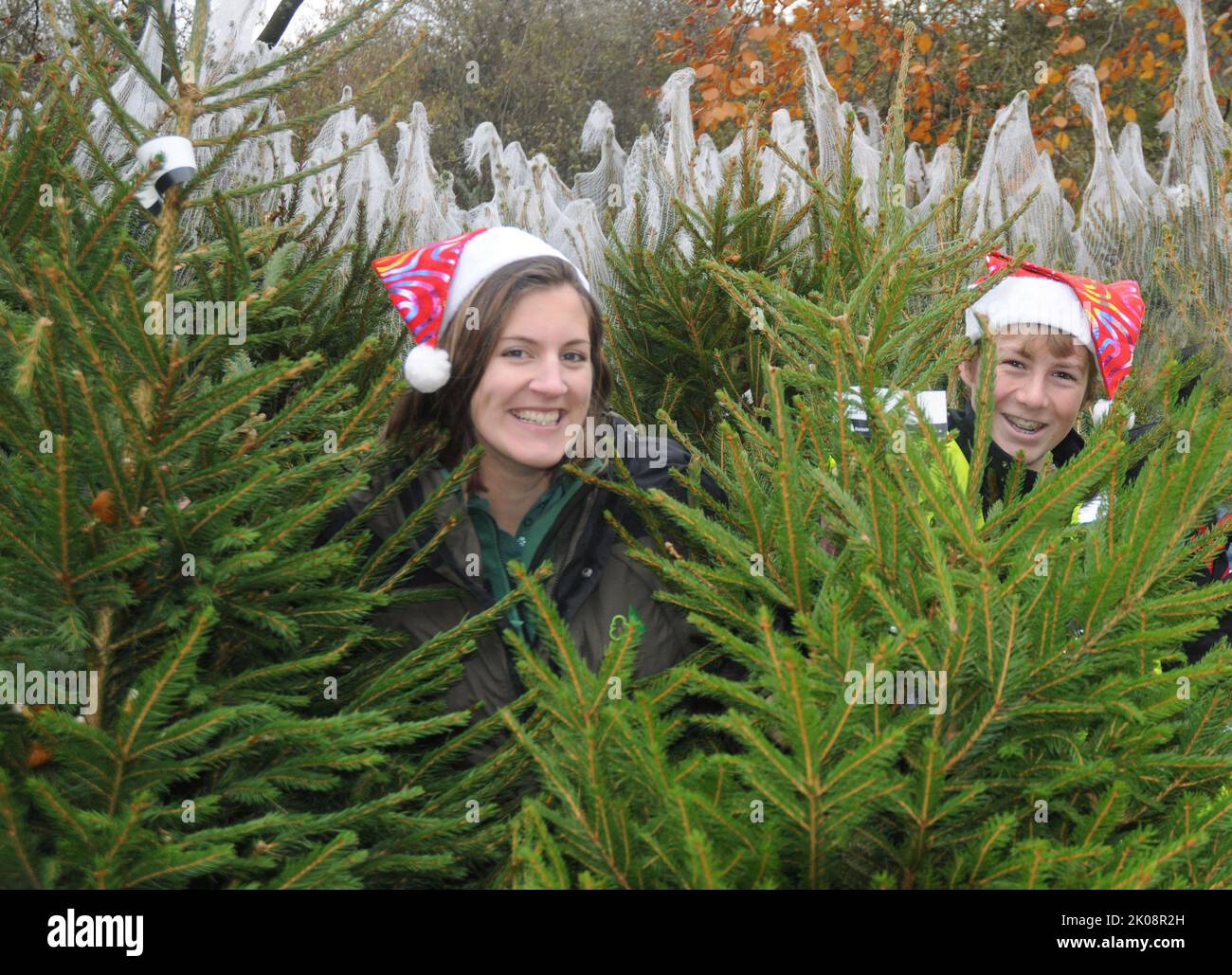 FOREST RANGER EMILY BRAITHWAITE AND SCOUT ALEX HILL WITH CHRISTMAS ...