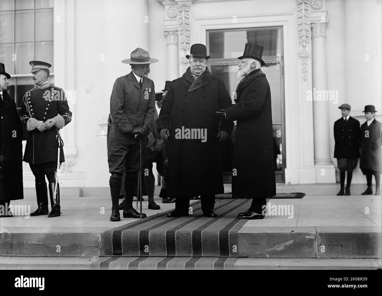 Founder of Boy Scouts Sir Robert Baden-Powell, William H. Taft ...