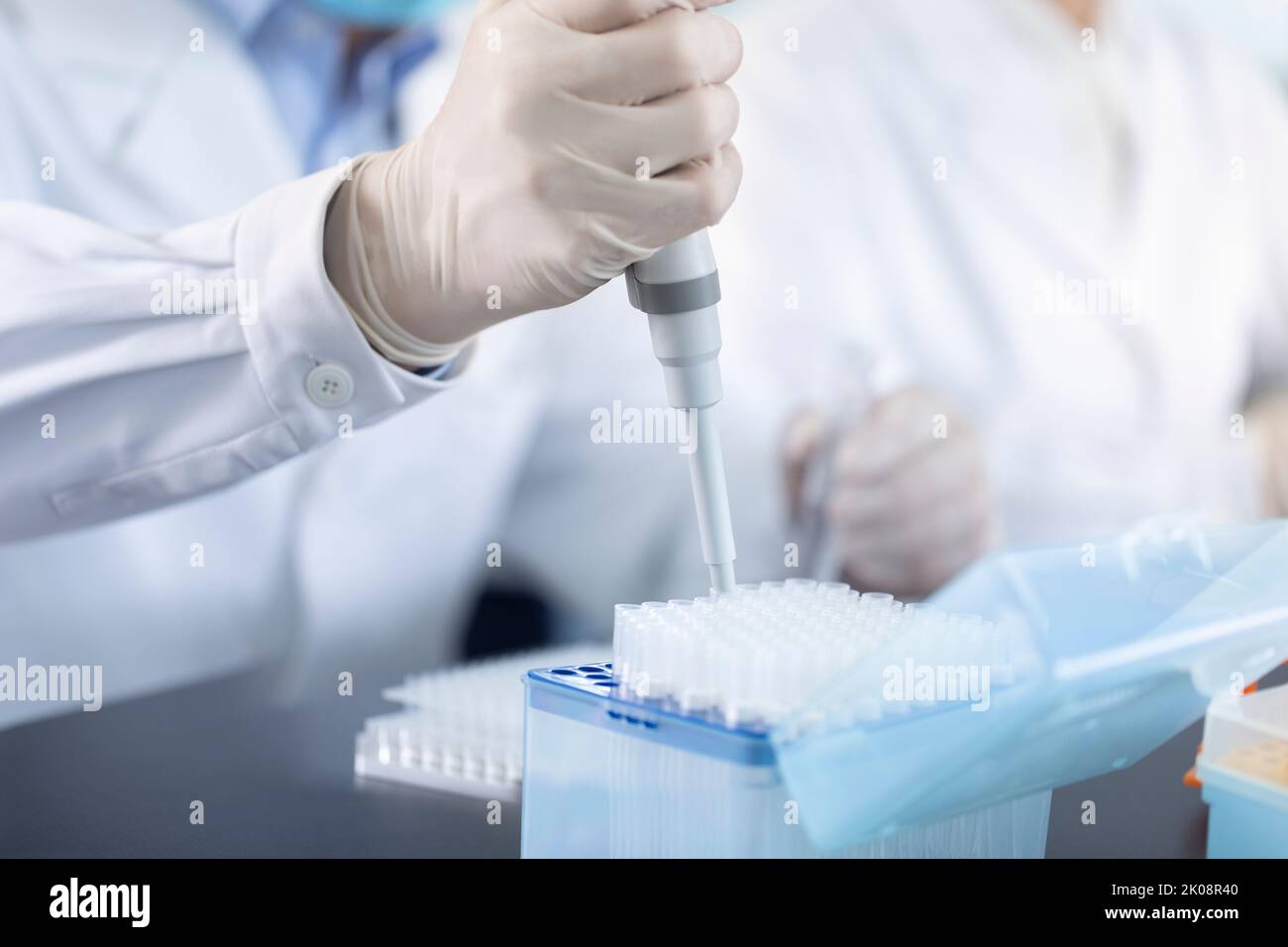 Medical samples pipetting in hi-res stock photography and images - Alamy