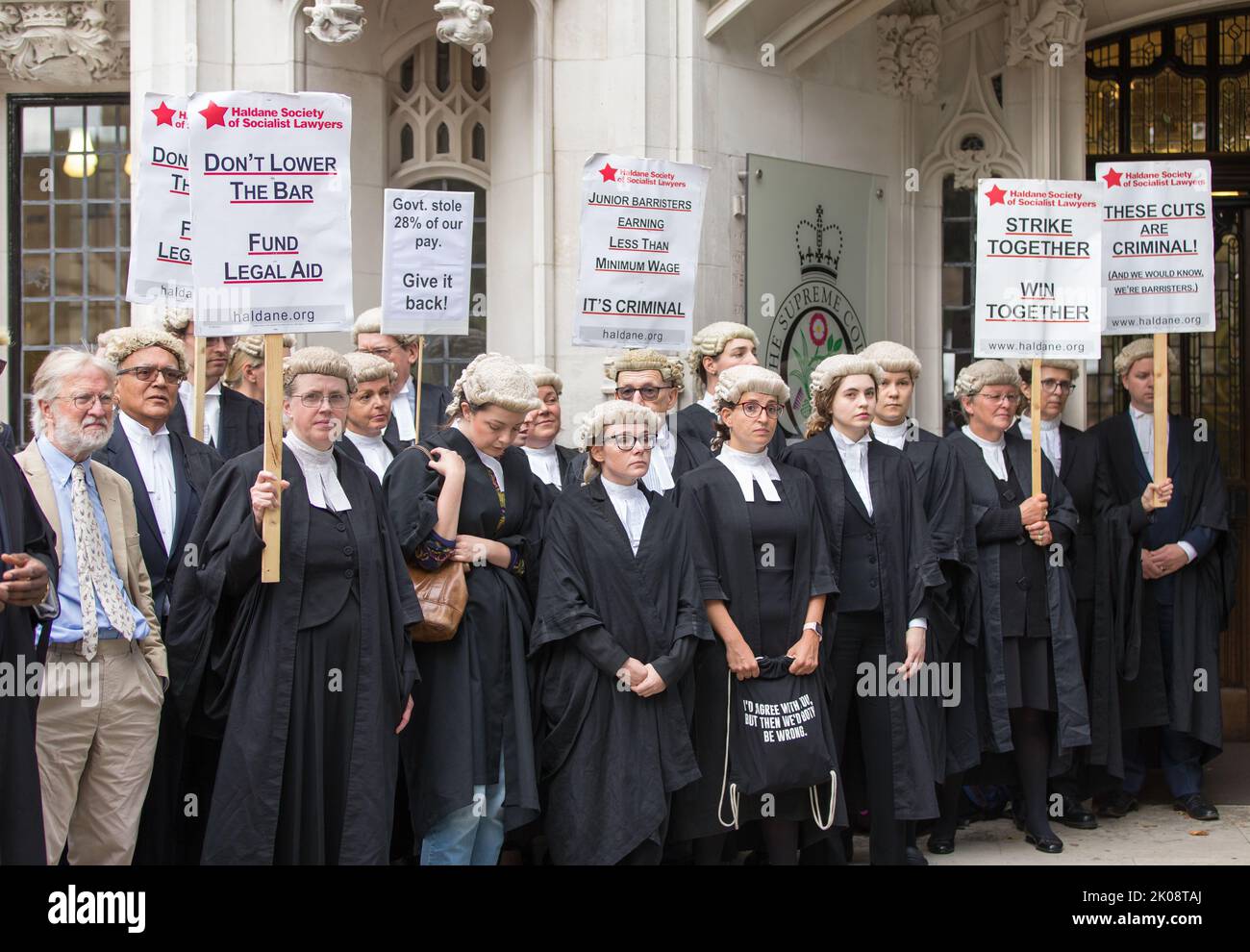 London uk 6th September 2022 Action London Criminal barrister strike ...