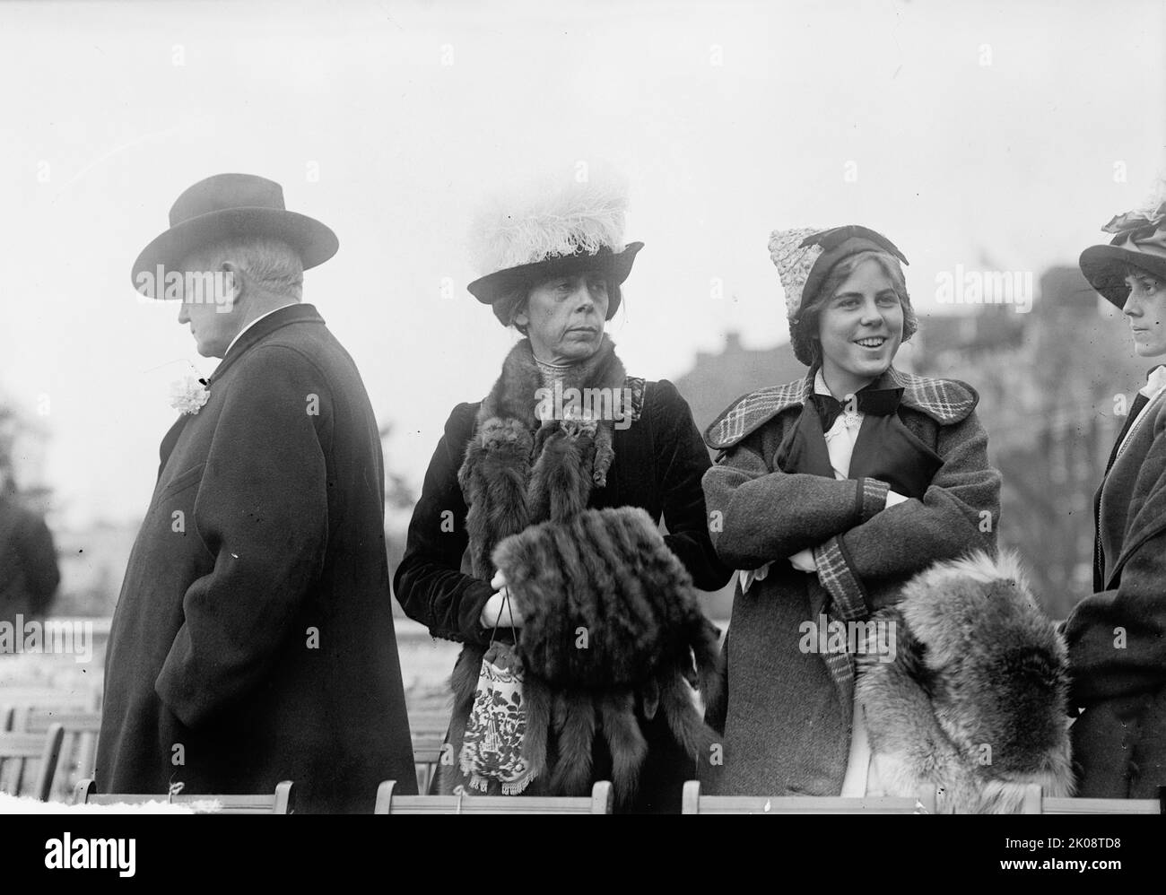 Genevieve Clark with Champ Clark And Mrs. Clark, 1911. [US ...
